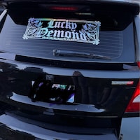 Lucky Demond V1 Windshield Rear Window Decal Car Sticker Banner JDM ...