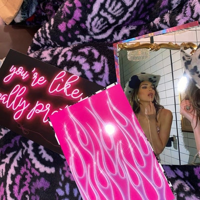 80 PINK BOUJEE BADDIE Collage Aesthetic. Trendy Vogue - Etsy