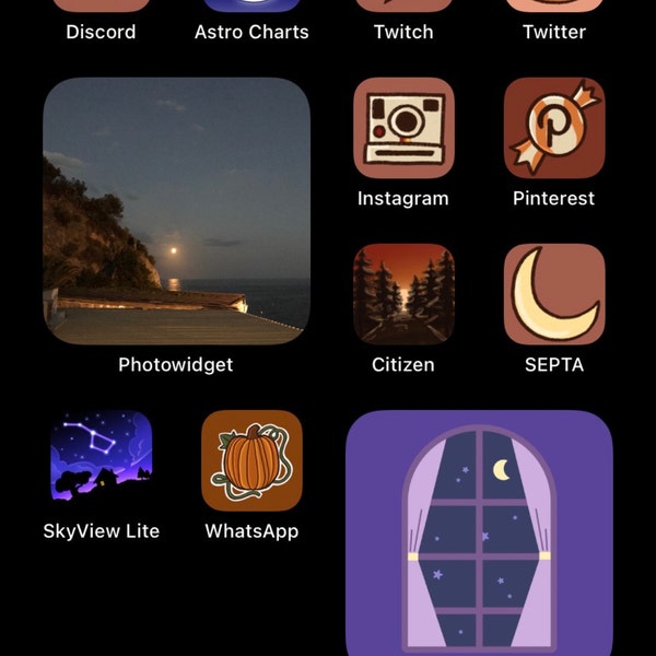 Fall Vibes Ios 14 iPhone Icons - Etsy