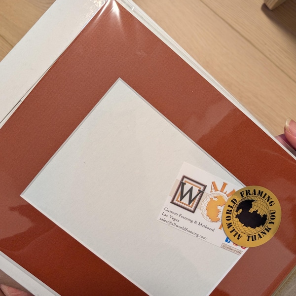 Red Premium Matboard | Choose You Size and Opening for Photo or Artwork ...