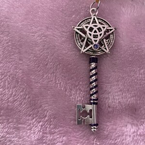 Pentacle Key Pendant / Wiccan Jewelry / Pagan Jewelry - Etsy