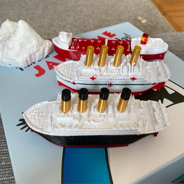 Floating Titanic Bathtub Boat by Theroller3d - Titanic Toy Kid Tested ...
