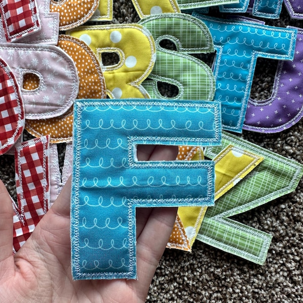 Applique Alphabet Letter Set A-Z Applique Machine Embroidery Design 7 ...