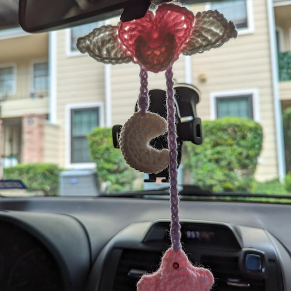 Crochet Car Hanger | Sailor Moon | Animal Crossing | Kirby | Gift Ideas ...