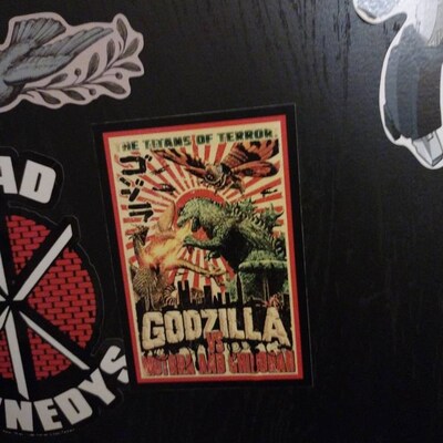 4.25 Godzilla Mothra Vinyl Sticker. Classic Movie Monster Decal for Car ...