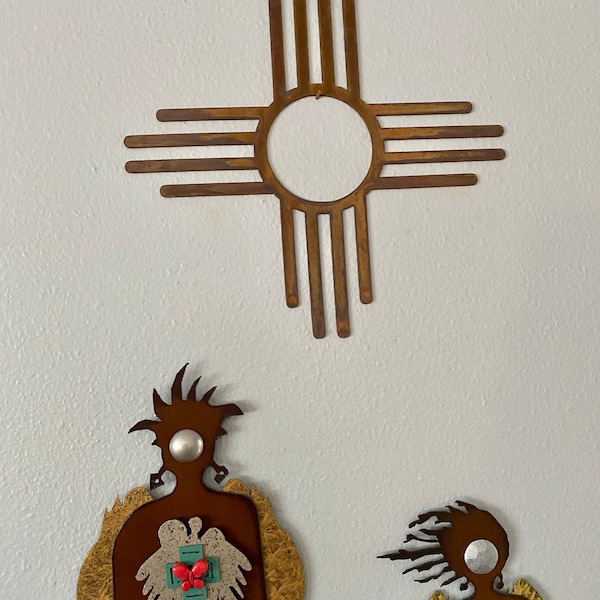 Metal Zia Sign - Wall Hanging - New Mexico - New Mexico Art - Etsy