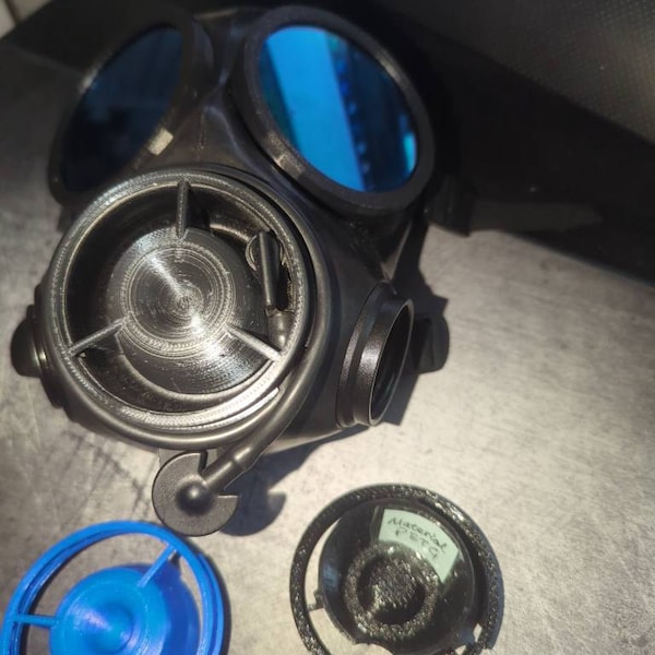 S10 FMJ08 Gas Mask Filter Lens Multi Colour Black Red Blue Green Orange ...