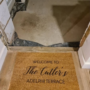 Custom Doormat Personalised Door Mat Customized Door Rug - Etsy UK