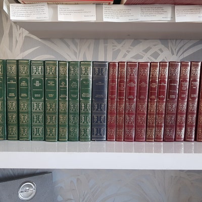Set of 25 Vinyl Covered Books by Guild Books. Mixed Authors and Colours ...