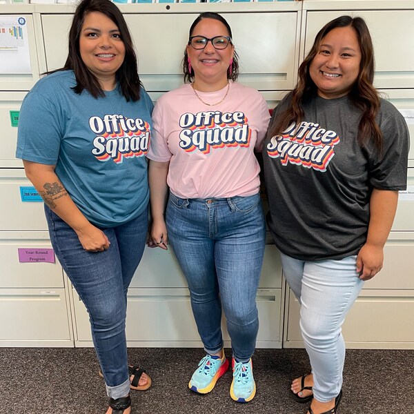 Office Staff Shirts, Coworker Gift, Office Squad T-shirt ...