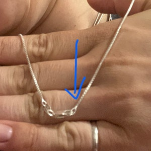 925 Sterling Silver Square Box Chain, Round Box Chain, Sterling Silver ...