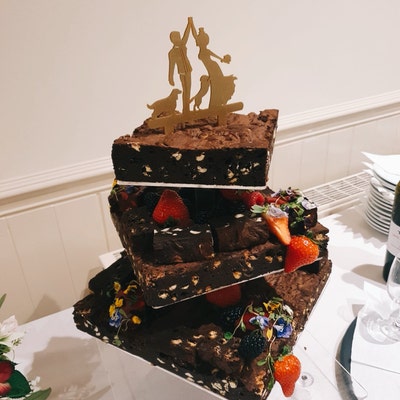 Sikh Wedding Cake Topper , Hindu Bride and Groom Silhouette Cake Decor ...