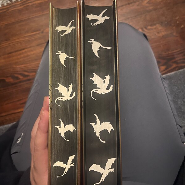 Fourth Wing Custom Sprayed Book Etsy