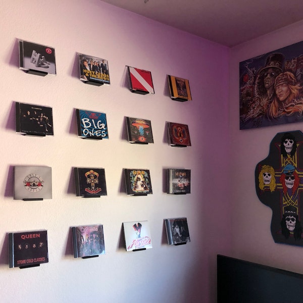 CD Wall Mount Display Shelf - Etsy