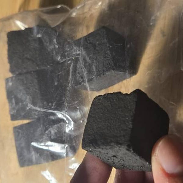 COCONUT CHARCOAL CUBE Packs, Long Burn 100% Natural Coconut Charcoal - Etsy