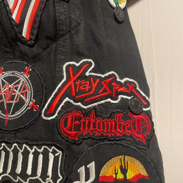 DISCHARGE Back Patch two Option - Etsy