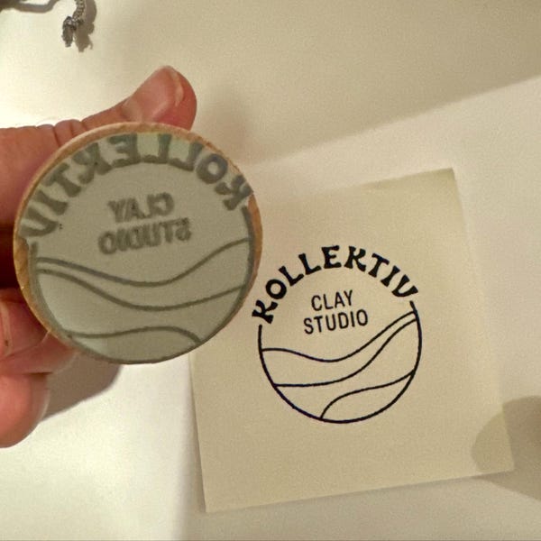 CUSTOM LOGO STAMP Business Stamp Personalized Stamp, Rubber Stamp ...