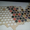 United States Beer Cap Map USA Beer Cap Holder Beer Cap Display Gift ...