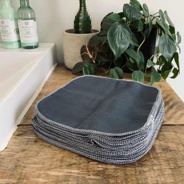 Reusable CLOTH WIPES Set of 30, 8"x8" 100% Cotton • Family Cloth ...