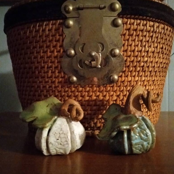 Ceramic Gourds, Handmade Gourds, Ceramic Pumpkin, Fall Decor, Harvest ...