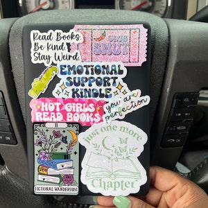 Just One More Chapter Sticker, Water Bottle Sticker, Kindle Sticker ...