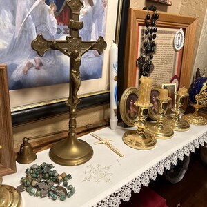 Home Altar Cloth With IHS Monogram - Etsy