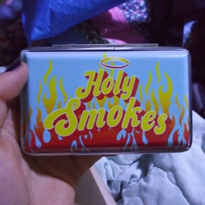 Angel Blue Holy Smokes Cigarette Case - Etsy