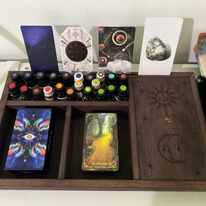 Coppermoon Moonphase Altar Card Stand, Tarot Card Stand, Oracle Card ...