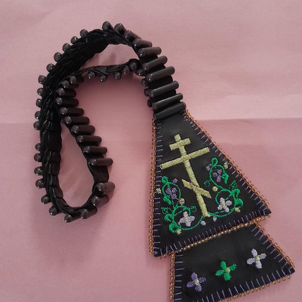 Embroidered Cotton Cloth Pouch for Prosphora Orthodox Communion Bread ...