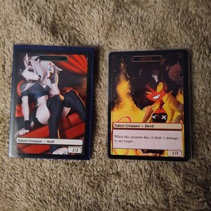 Mtg Koma's Coil 3/3 Double Sided Token Alternative Art - Etsy