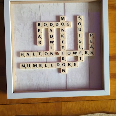 Dad Scrabble Birthday Card, Scrabble Birthday Card for Dad - Etsy