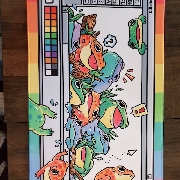 Frogs.jpg Playmat // Deskmat and Mousepad // Accessories for MTG - Etsy