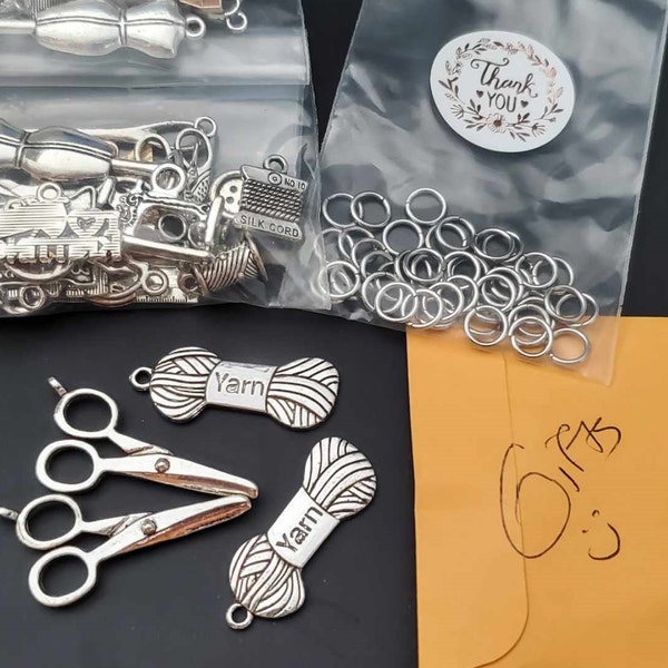 20 Sewing Crafts Charms Collection in Silver Tone - C4074 - Etsy