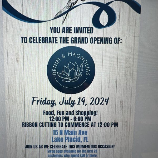 Ribbon Cutting Ceremony Invitation Template | Grand Opening and Grand ...