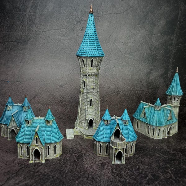 Winterdale Citadel Walls Modular Medieval Castle Wall Set 15mm 28mm ...