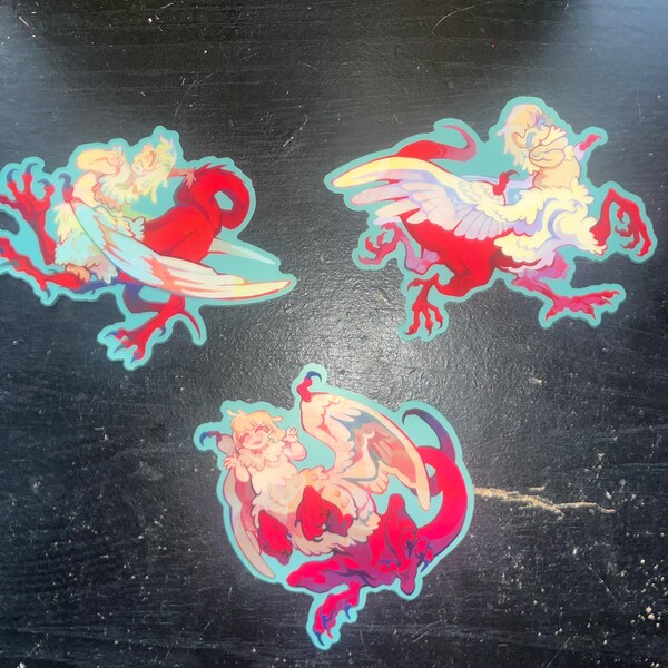 Chimera Falin Stickers | Dungeon Meshi - Etsy