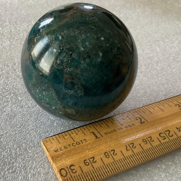 Blue Apatite Spheres, Manifestation Stone, Apatite Sphere, Blue Apatite ...