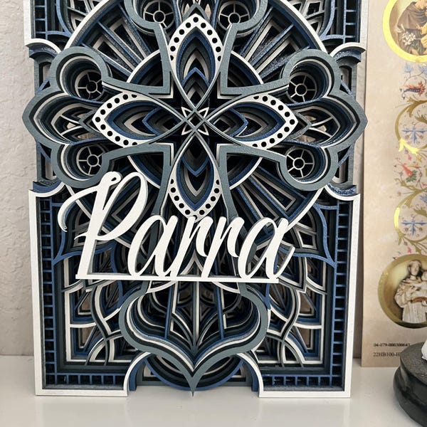 Laser Cut Letter A, Layered Letters SVG, Multi Layer Letters, Letters ...