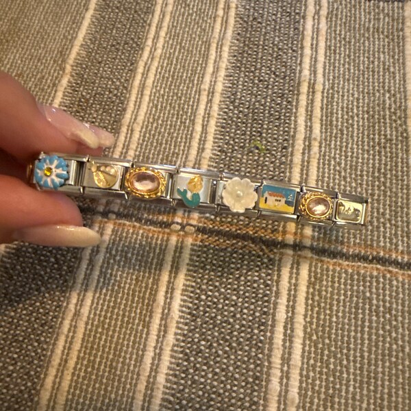 18 Links Italian Bracelets, Custom Vintage Italian Bracelets ...