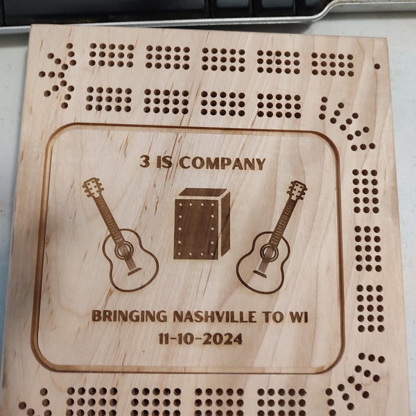 Personalized Cribbage Board With Peg Storage • Custom Cribbage Board ...