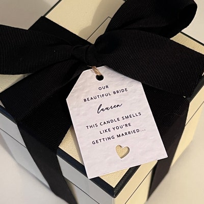 Personalised Gift Tags Kraft Brown or White Tags Wedding - Etsy