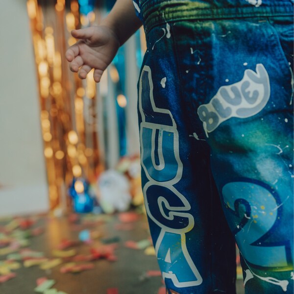 Personalized Kids Custom Character Birthday Overalls, Custom Overall ...