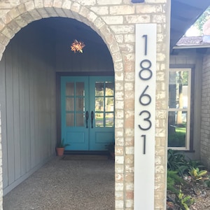 6 Inch Modern House Numbers Letters - Etsy