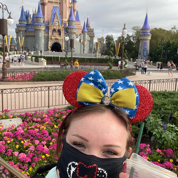 Disney Castle Face Mask, Disney Face Mask, Disney Christmas Face Mask ...