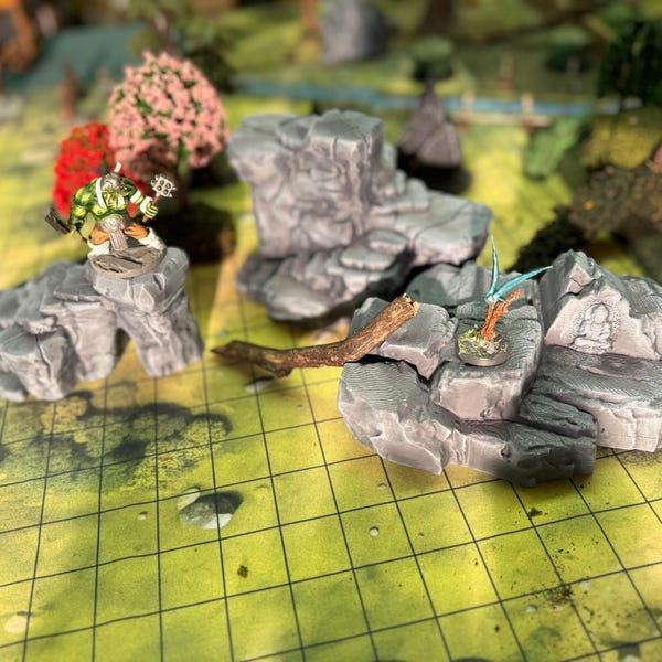 Human Wizard Miniature Sorcerer Dungeons and Dragons Mini Tabletop RPG ...