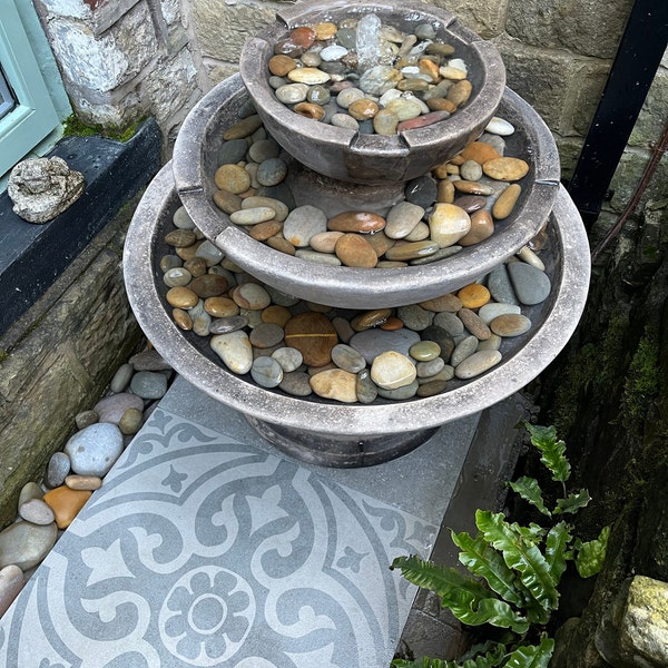 Large 3 Tier Barcelona Fountain, in a Large Neapolitan Pool Surround - Etsy