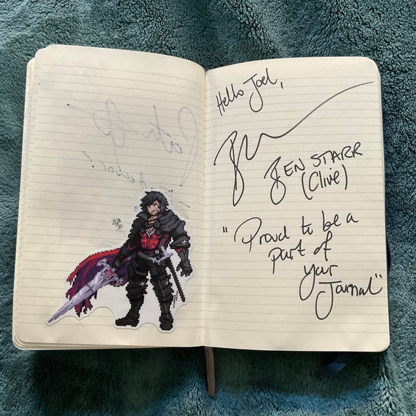 Final Fantasy 16 Pixel Art Stickers | Clive Rosfield Jill Warrick ...