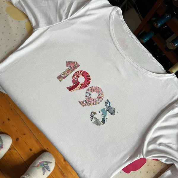 Liberty Print Letters, Cut Out Fabric Letters, Iron on Letters, Letter ...