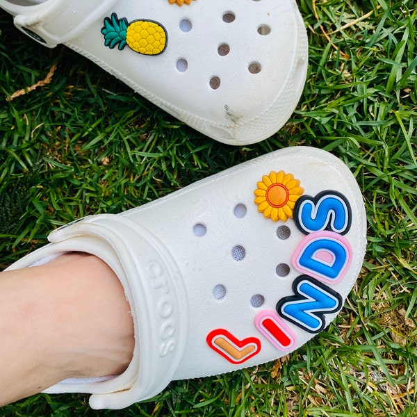 Colorful Letters / Numbers PVC Shoe Charms for Your Crocs / Silicone ...