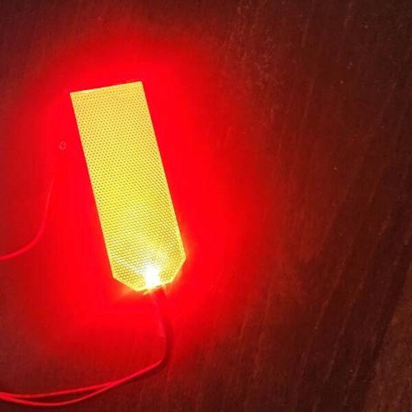 Extra Large Bendable Flexible LED Light up Cosplay Eyes, White Blue Red ...